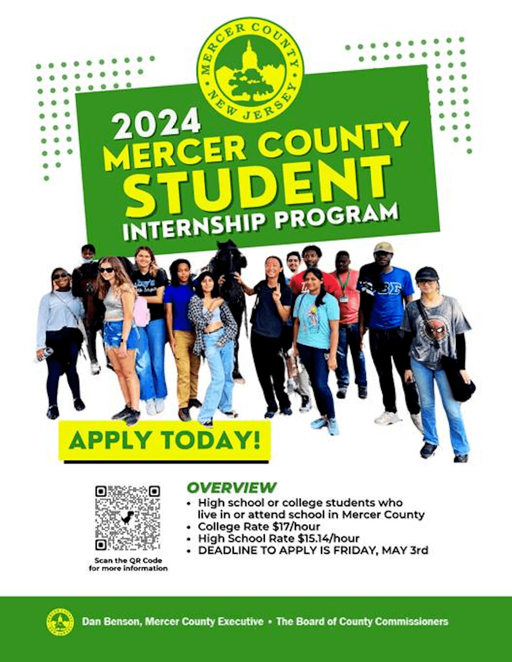 Applications are now open for the 2024 Mercer County Student Internship ...