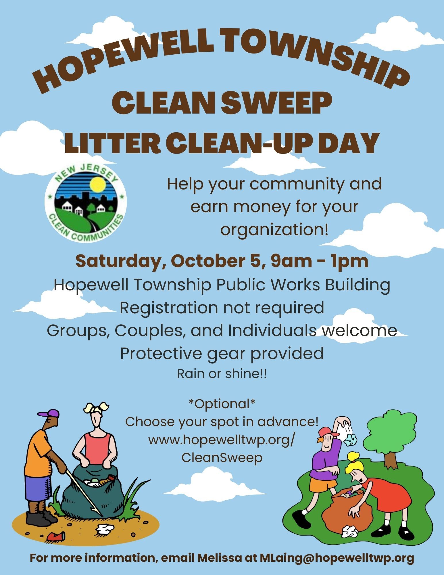 Hopewell Township Clean Sweep Day is October 5th - MercerMe