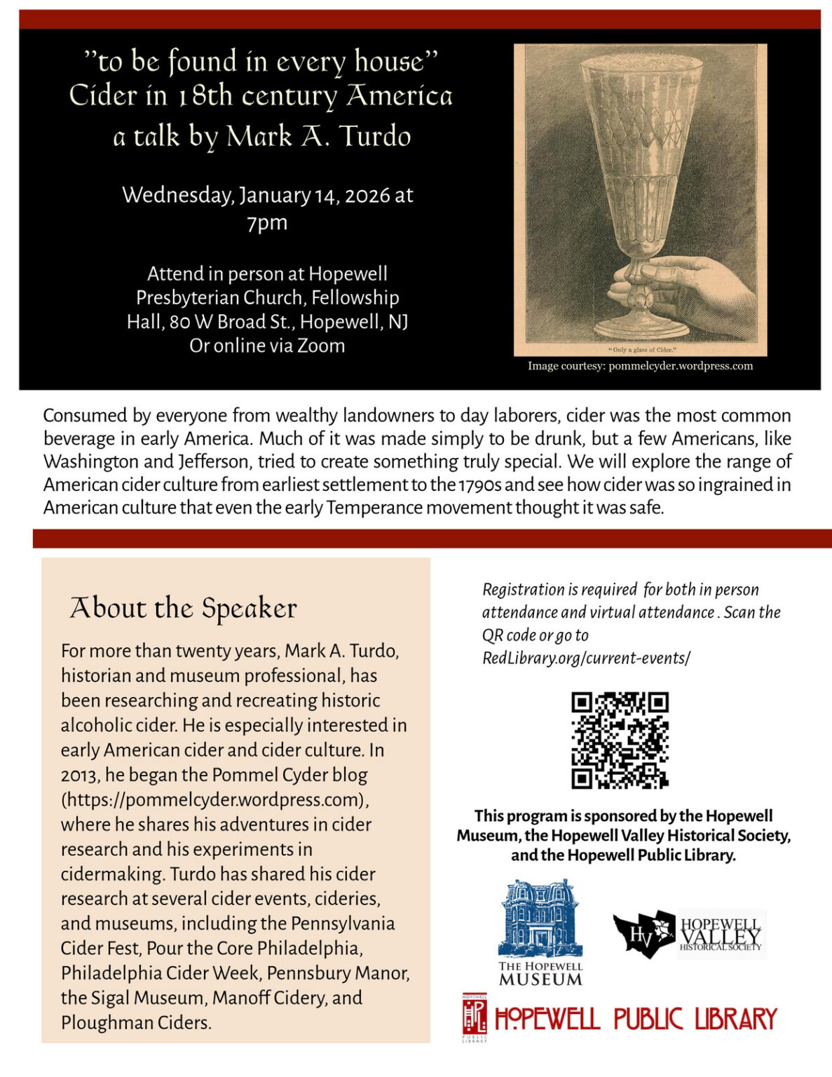 Talk Explores the Role of Cider in 18th-Century America - MercerMe