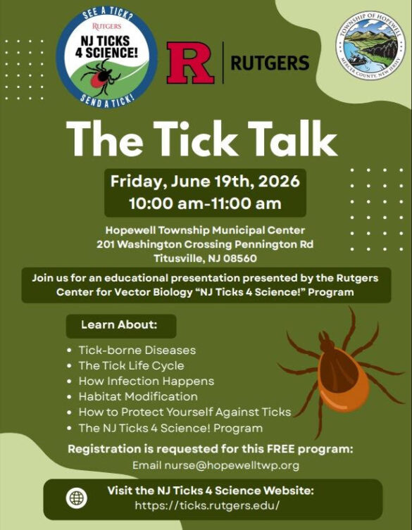 Rutgers Tick Experts to Present Free Educational Program in Hopewell ...