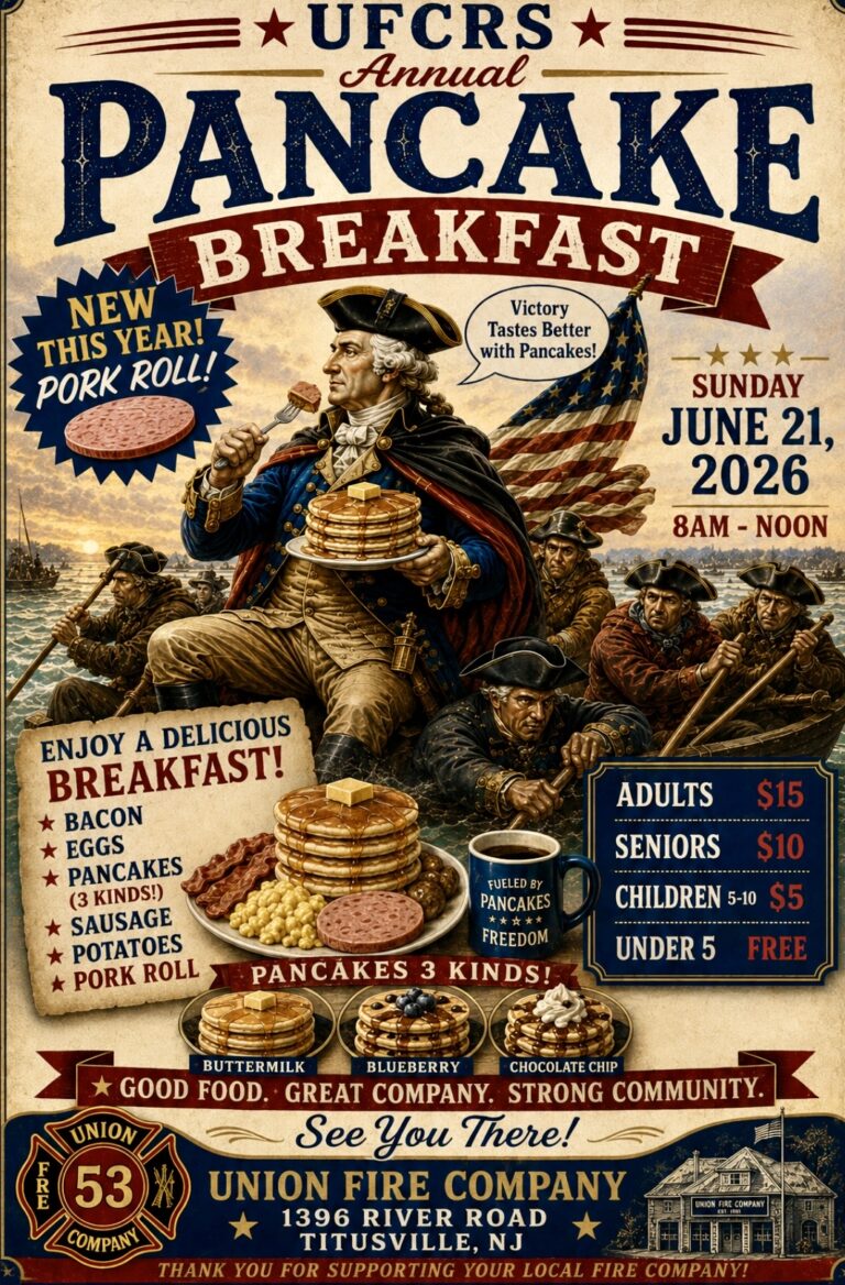 Union Fire Company to Host Annual Pancake Breakfast June 21 - MercerMe